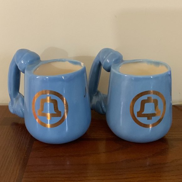Vintage | Kitchen | Rare Vintage Blue Ceramic Pacific Bell Mugs Pair ...